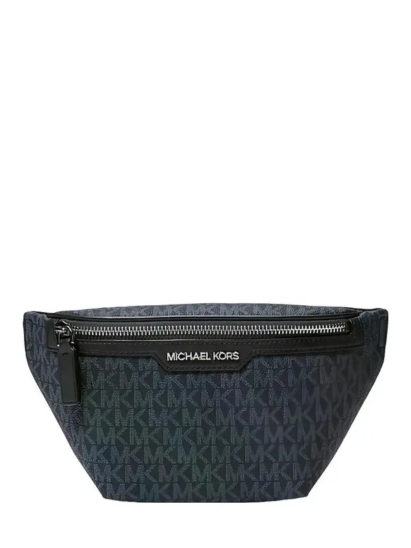 Michael Kors Mini Cooper Monogram-print Belt Bag - Blue