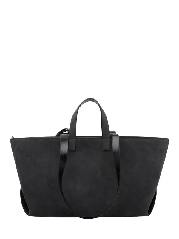 A.p.c. Large Le Drummer Suede Tote Bag - Grey