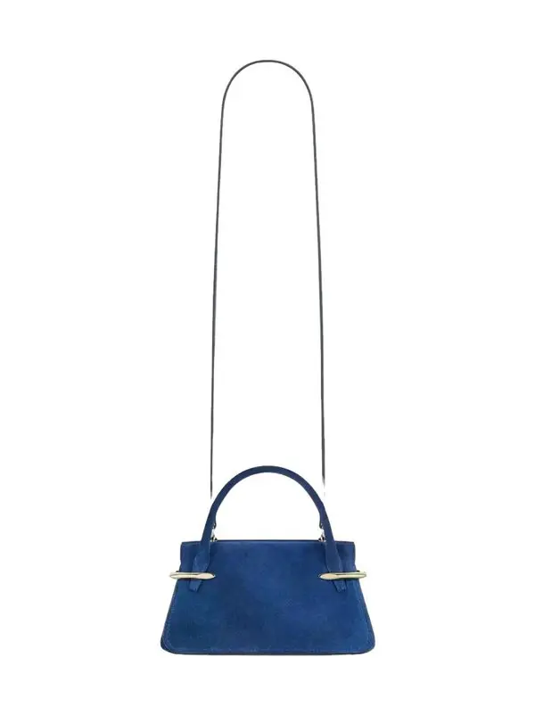 Givenchy Mini Pinch Bag In Suede Leather - Blue