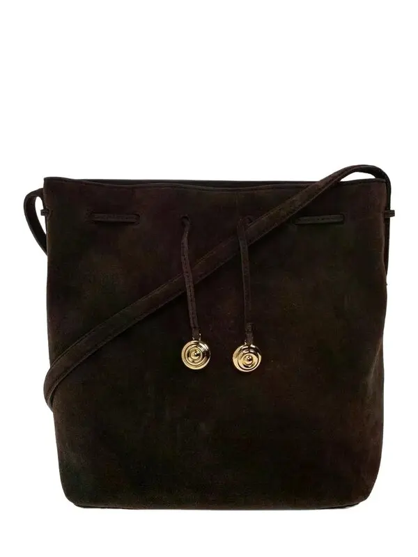LIFFNER Charm Bucket Suede Bucket Bag - Brown