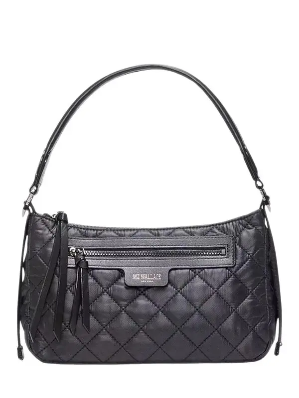 Mz Wallace Small Park Quilted Shoulder Bag - Black