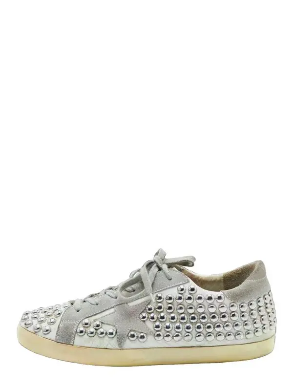 GOLDEN GOOSE Superstar Studded Sneakers - White