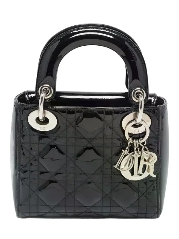 Dior 2016 Lady Cannage Tote Bag - Black
