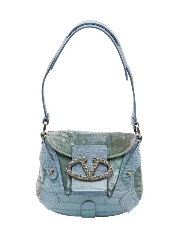 Valentino Garavani Vlogo Catch Mini Bag - Blue