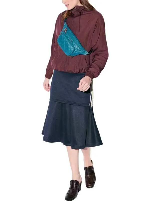 Mz Wallace Small Metro Quilted Belt Bag - Blue