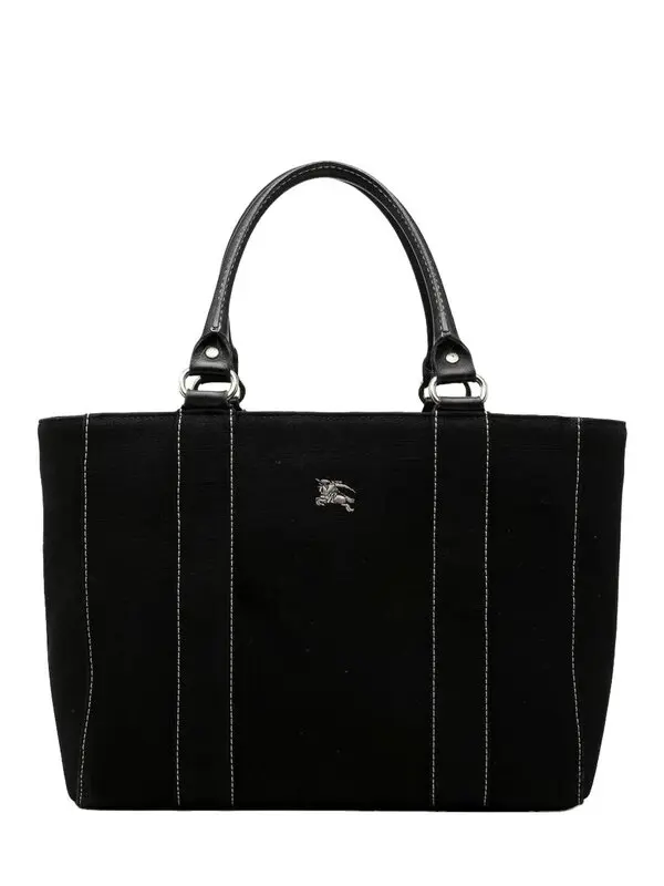 Burberry 2000-2017 Canvas Tote Bag - Black