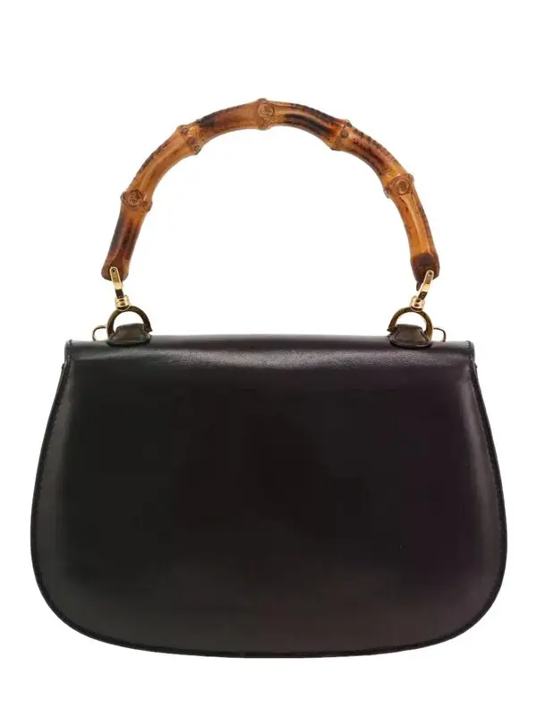 Gucci 2000s Bamboo Tote Bag - Black