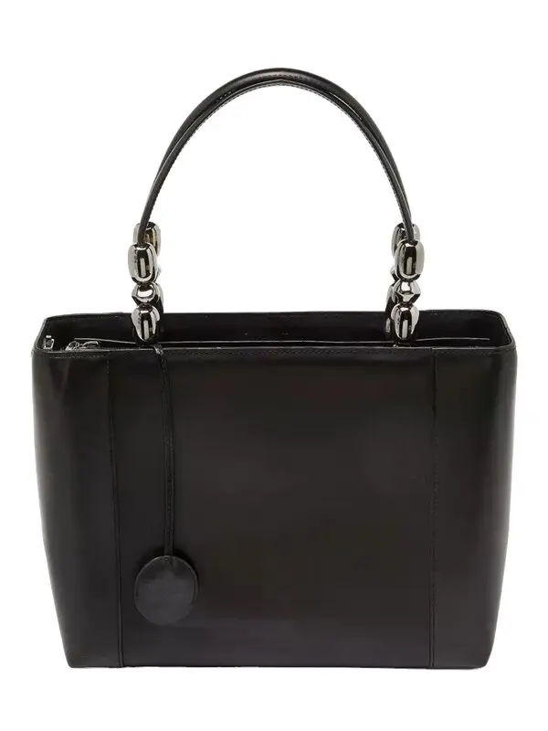 Dior 2000s Malice Leather Tote Bag - Black