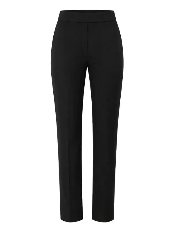 Sportmax Pressed-crease Trousers - Black