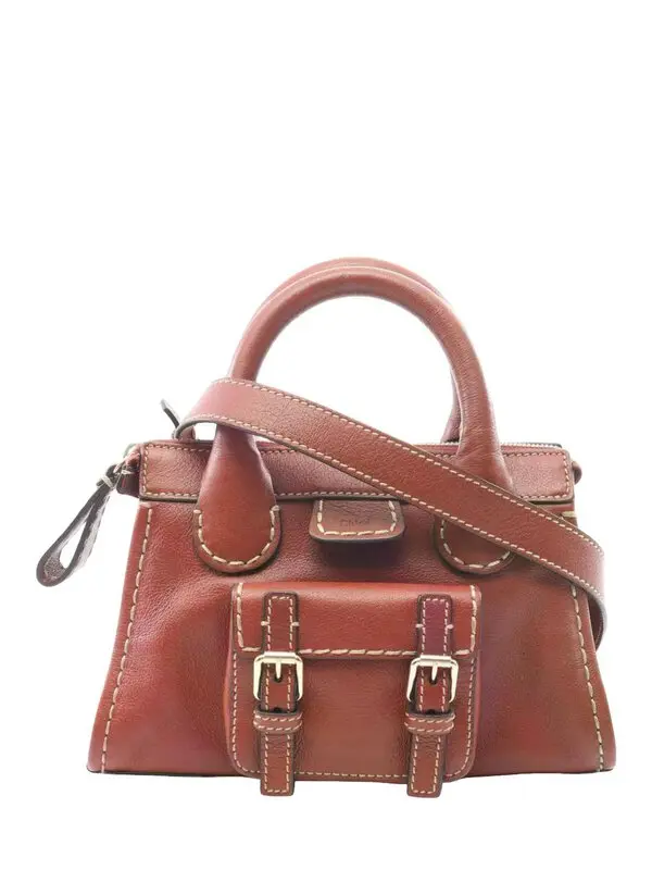 Chloé 2010-2026 Leather Edith Satchel - Brown