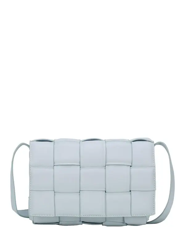 MKF COLLECTION BY MIA K. Ginger Woven Shoulder Bag Light - Blue