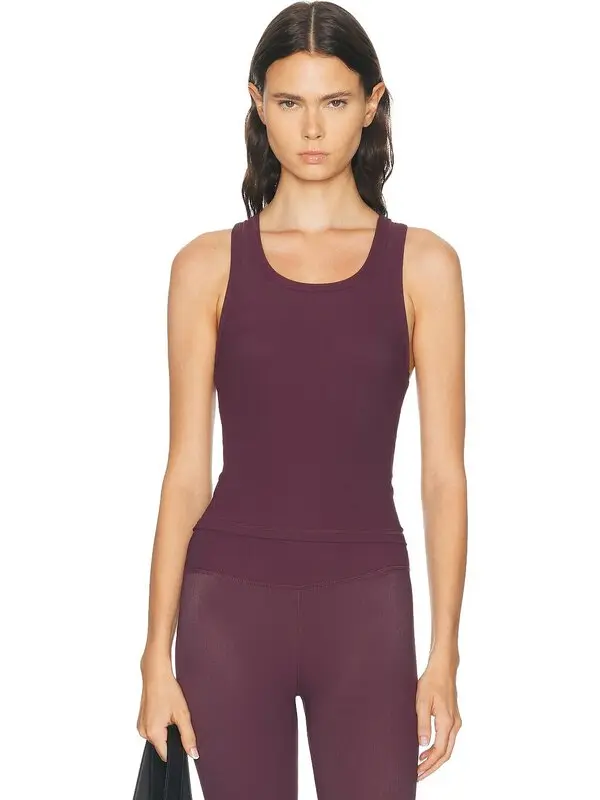 The Upside Pele Sophie Cropped Tank Top - Purple