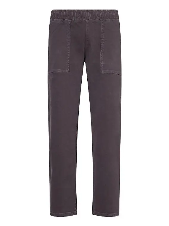 ARNE Carpenter Elasticated-waist Denim Trousers - Grey