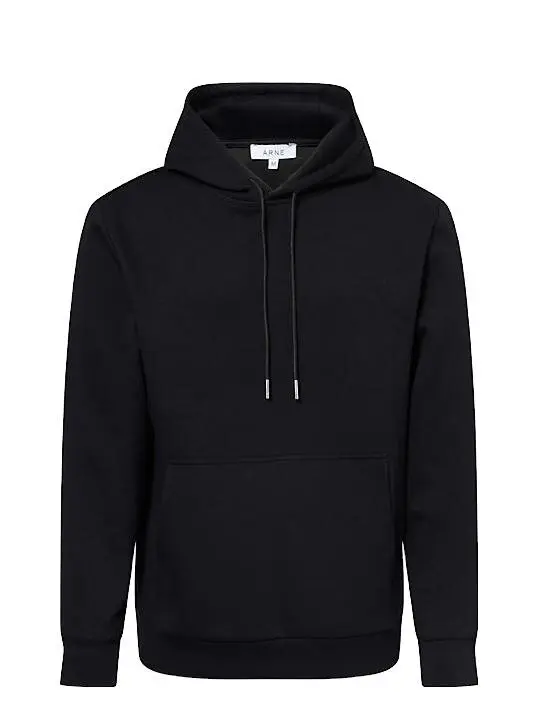 ARNE Interlock Stretch-jersey Hoody Xxl - Black