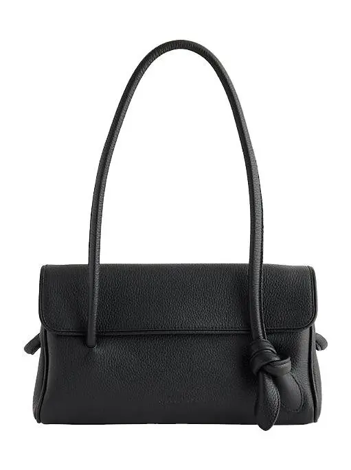Jacquemus Le Turismo Long Leather Shoulder Bag - Black