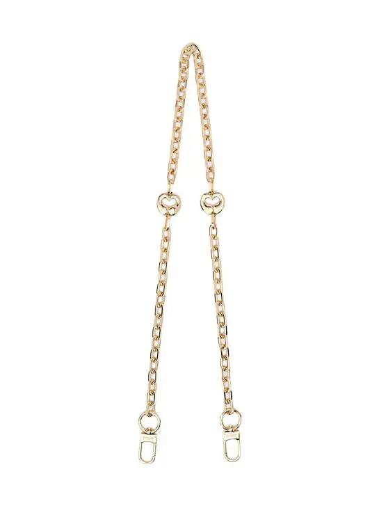 Maje Logo-detail Chain Shoulder Strap - Gold