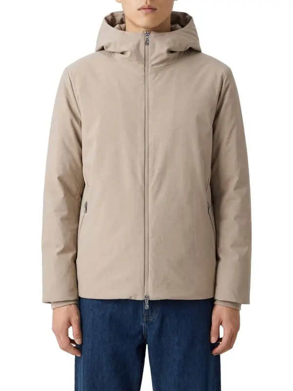 Rains Sarna Waterproof Hooded Puffer Jacket With Primaloft® Padding - Nude