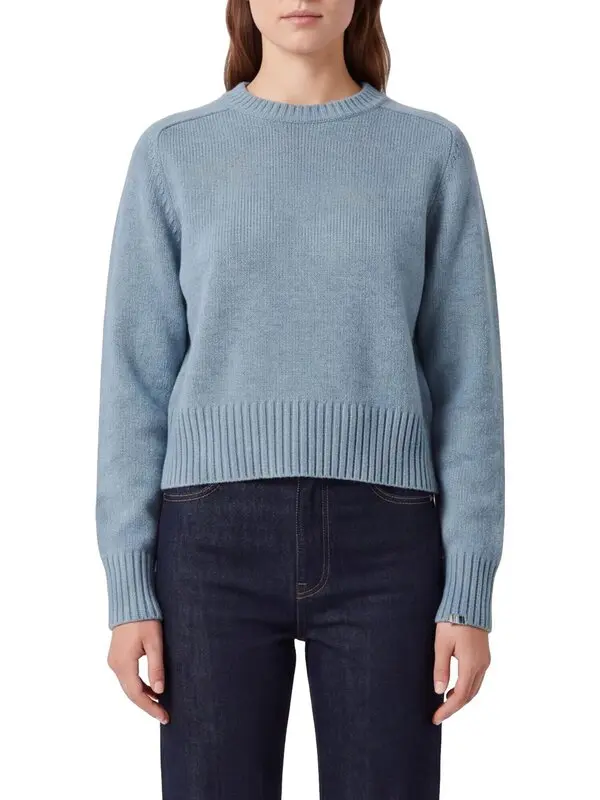 Extreme Cashmere Multicolour Long-sleeved Crew Neck Jumper In Pure Cashmere - Multicolor