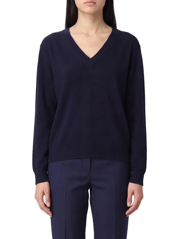 Extreme Cashmere V-neck Jumper In Pure Cashmere With Dropped Shoulders - Blue