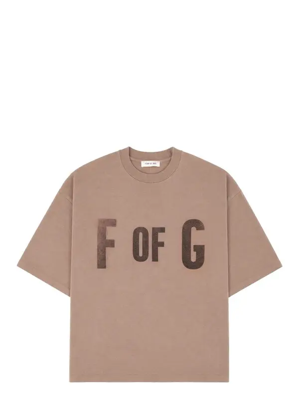 Fear Of God T-shirt Con Stampa - Beige