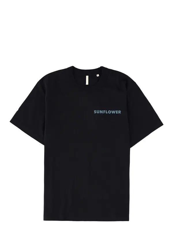 SUNFLOWER T-shirt Con Logo - Blue
