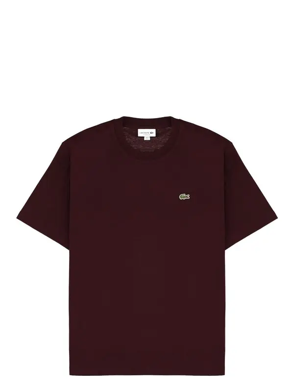 Lacoste T-shirt In Cotone - Brown