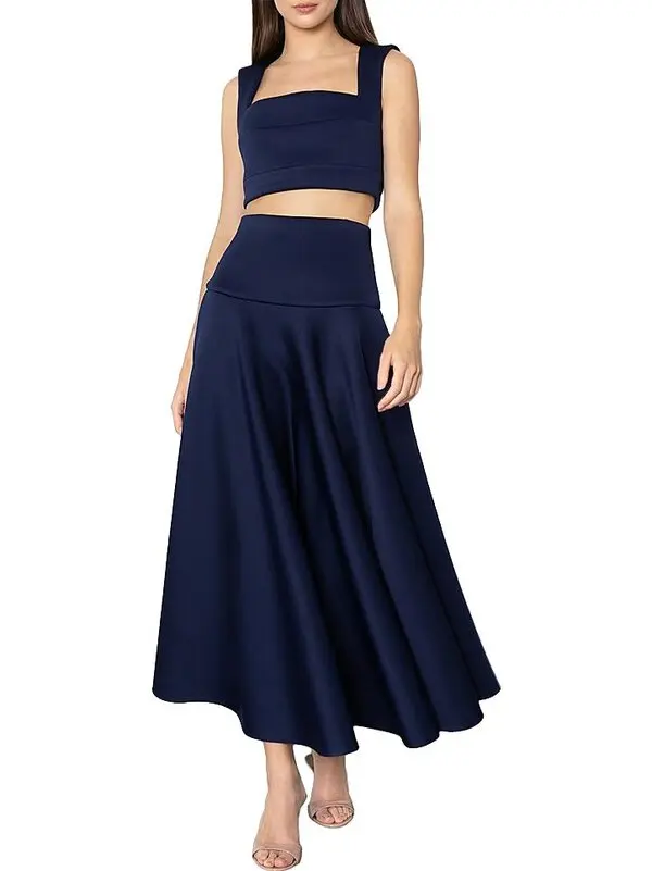 Black Halo Pamina Two Piece Dress - Navy