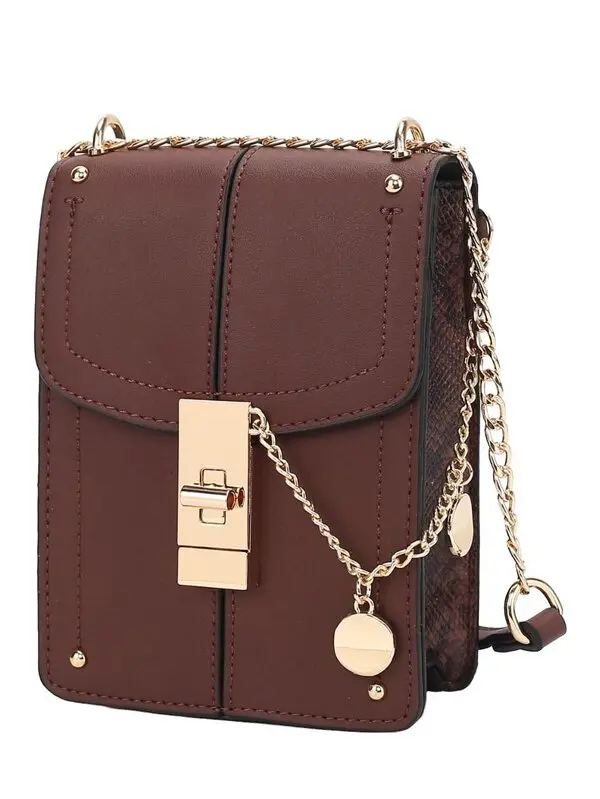 MKF COLLECTION BY MIA K. Iona Crossbody Bag Coffee - Brown