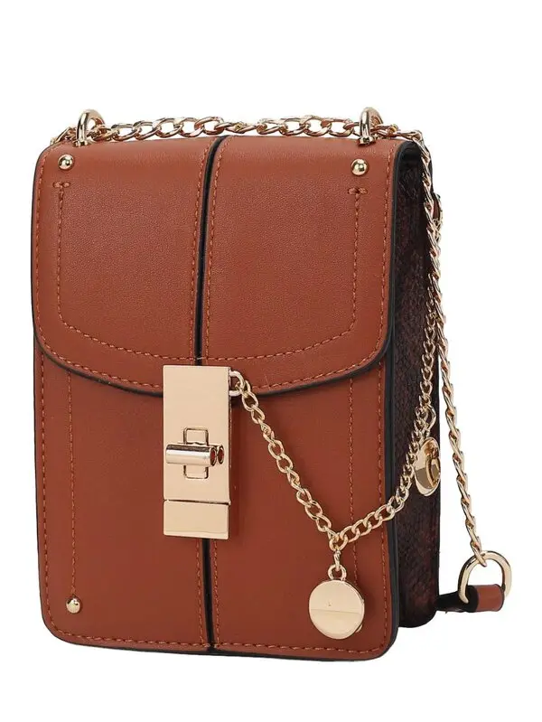 MKF COLLECTION BY MIA K. Iona Crossbody Bag Cognac - Brown
