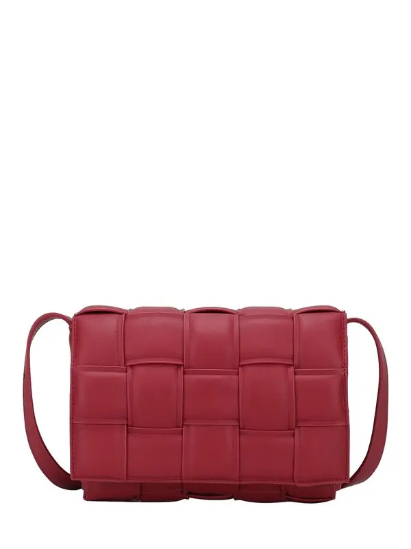 MKF COLLECTION BY MIA K. Ginger Woven Shoulder Bag - Red