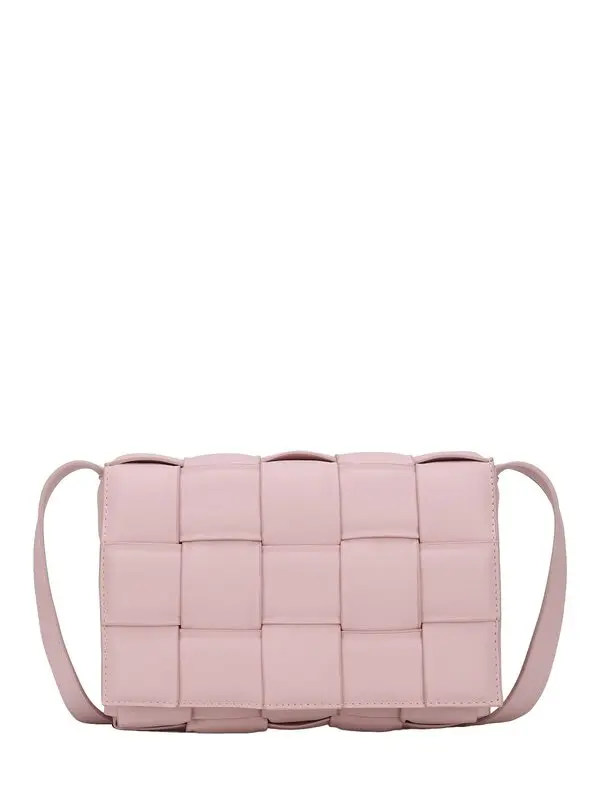 MKF COLLECTION BY MIA K. Ginger Woven Shoulder Bag - Pink