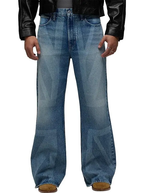 Hudson Jeans Luca Wide Leg Cotton 32 Jeans - Palace