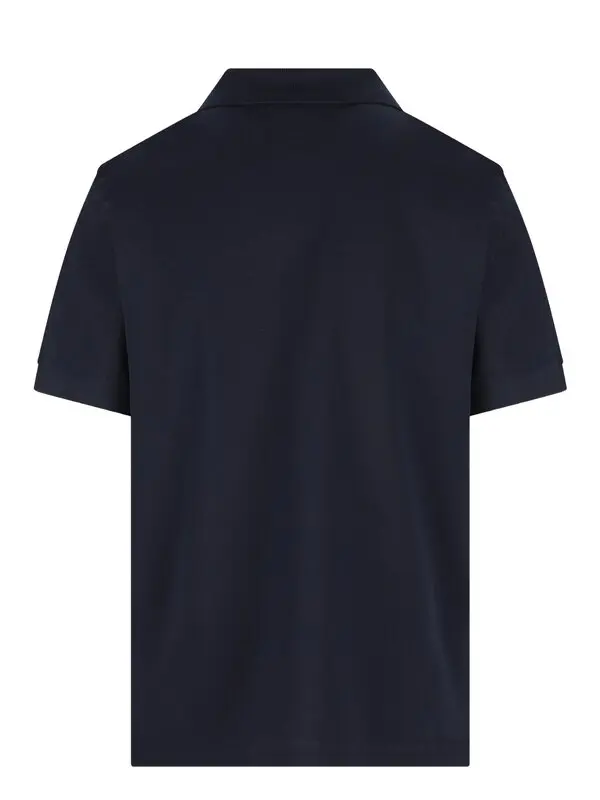 Prada Short Sleeve Polo Shirt - Navy