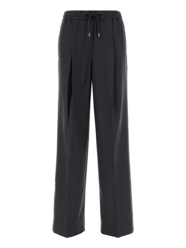 Michael Kors Pleated Track Pant - Charcoal