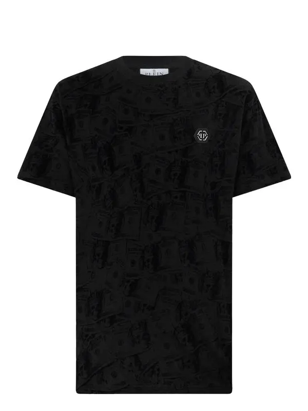 Philipp Plein 100% Cotton T-shirt - Black