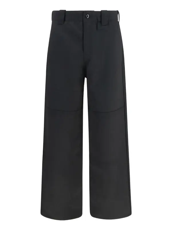 Kenzo Wide-leg Tailored Trousers - Black