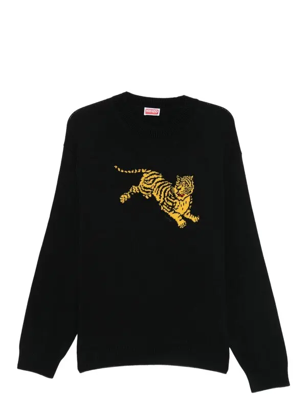 Kenzo Jumping Tiger Sweater - Black
