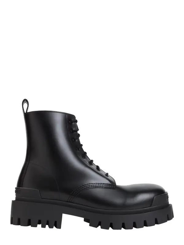 Balenciaga Strike Zip Bootie - Black