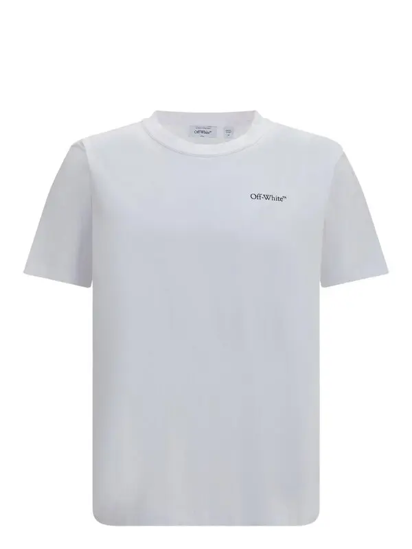 Off-White Bookish Regular Short-sleeve Mini Tee - White