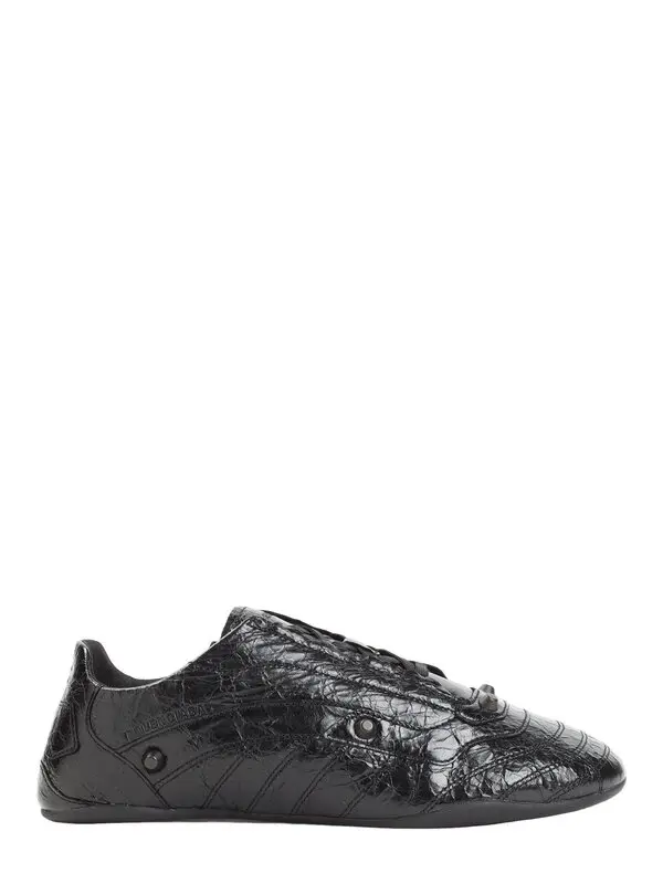 Balenciaga City Sneaker In Leather With Sheep Leather Upper - Black