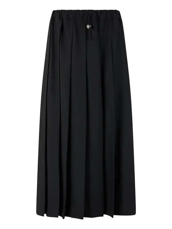 Fabiana Filippi Long Pleated Skirt - Black