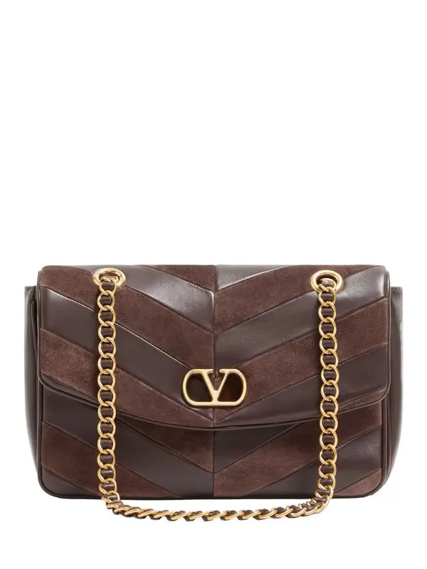 Valentino Garavani Small Shoulder Handbag Devaine - Oakbrwnebo