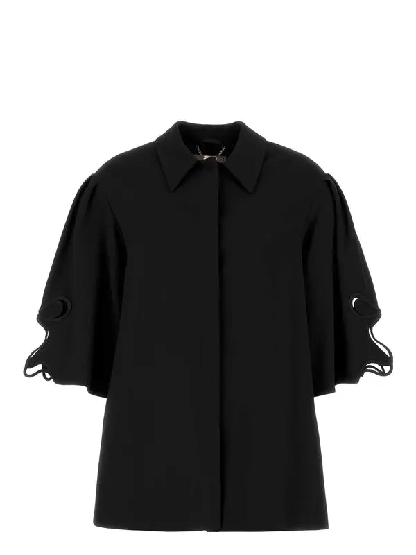 Blumarine Oversize Cady Blazer - Black