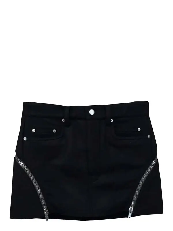 Rick Owens Zip-detail Mini Skirt - Black