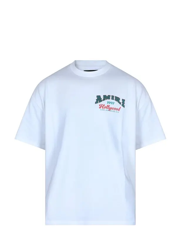 Amiri Hollywood Os Tee - White