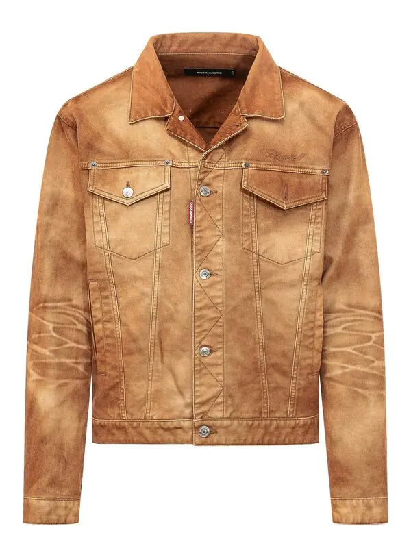 Dsquared2 Jet Set Mini Jacket - Camel