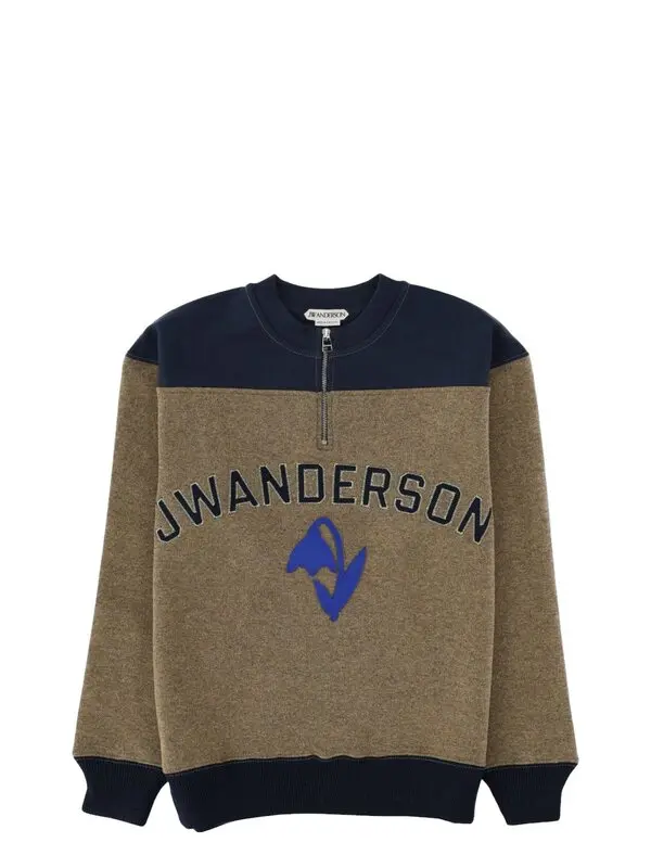 JW Anderson Cotton Sweatshirt - Beige