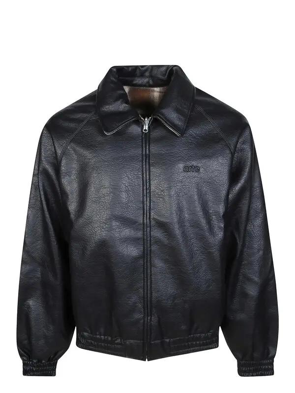 ARTE Reversible Plaid Jacket - Nero