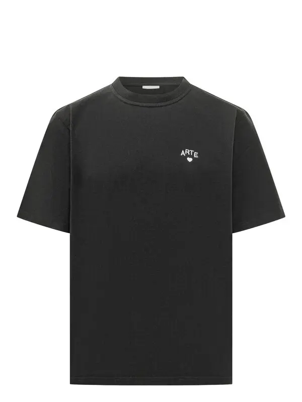 ARTE ANTWERP Heart Mini Logo T-shirt - Black