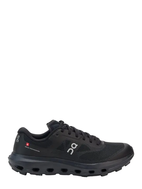 On Cloudvista 3 Mini Running Sneakers With Lace-up Comfort - Black